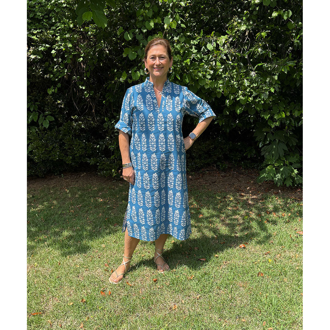 Poppy Indigo Dress - Lily